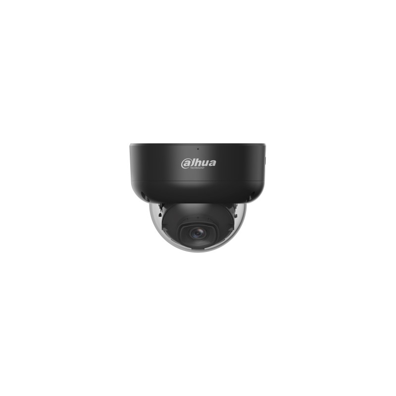 Minidome Ip Noir 8mp F2 8mm Wizsense Wdr Ir30m Sd Mic Ip67 Ik10 Poe 12v